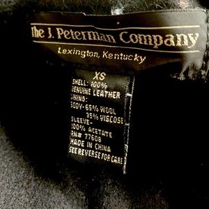 J. Peterman | Jackets & Coats | Rare J Peterman Leather Military Jacket ...